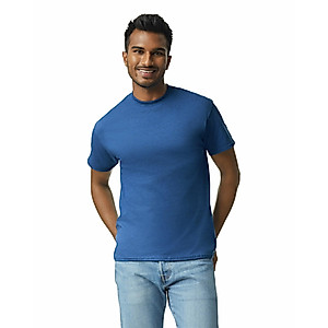 Gildan Adult Ultra Cotton T-Shirt, Style G2000, Multipack, Antique Royal (2-Pack), 2X-Large