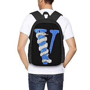 HASMI Big V Backpack Vogue Backpack Laptop Bag Boys And Girls' Backpack Children'S Backpack
