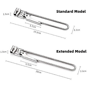 Adjustable Stainless Steel Can Opener - Jar Opener for Weak Hands, Jar Gripper Tight Lid Opener - Small But Powerful - Easy Jar Opener for the Elderly and Children - for Most Sizes (Classic)