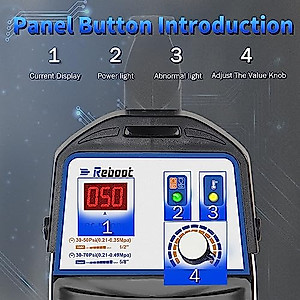 Plasma Cutter 50 Amp 1/2" Clean Cut CUT50D 110V/220V IGBT Air Plasma Cutting Machine Compact Metal Cutter High Frequency Inverter Cutting for Alloy Mild Steel Cast Iron and Chrome