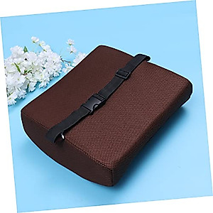 Lumbar Pillow for Car Back Support Pillow Back Cushion Car Lumbar Back Pillow Waist Protection Cushion Car Cushion Slow Pillow Support Pad Lumbar Support Sponge Office Black/1301 ( Color : Coffee , Si