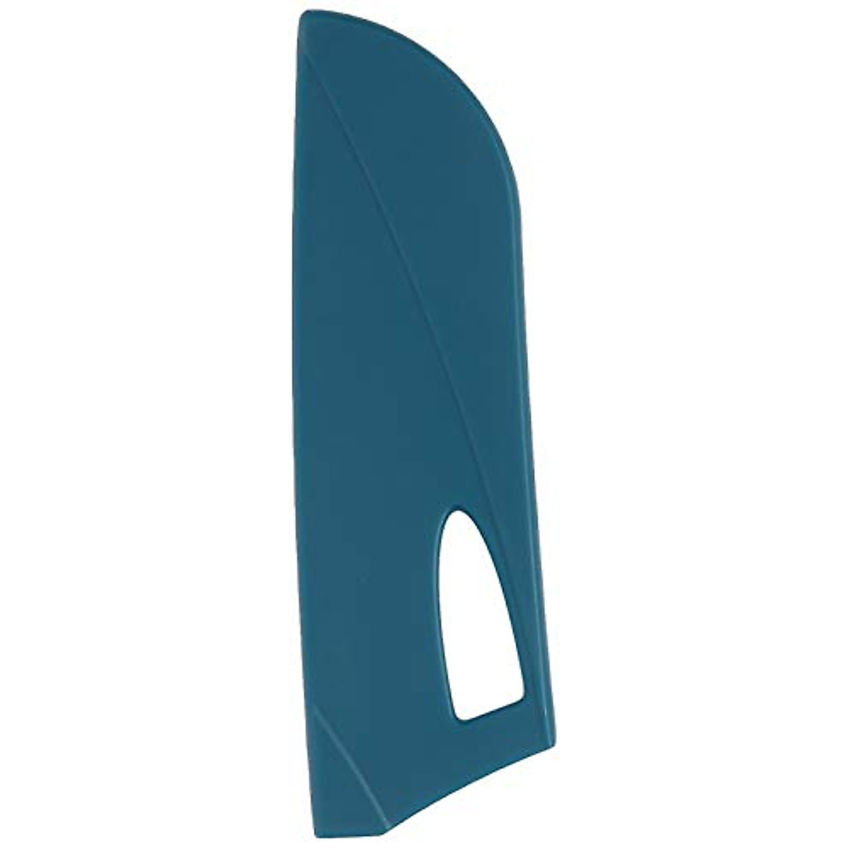 Starfrit 093872-003-NEW1 5" Ceramic Santoku Knife with Protective Sheath, White/Black, One Size