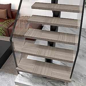 VaryStyle 12x12 Vinyl Flooring Peel and Stick Wood Look Floor Tile - 10 Pack Waterproof Self Adhesive Removable Sticky Tiles for Bathroom, Bedroom, Kitchen