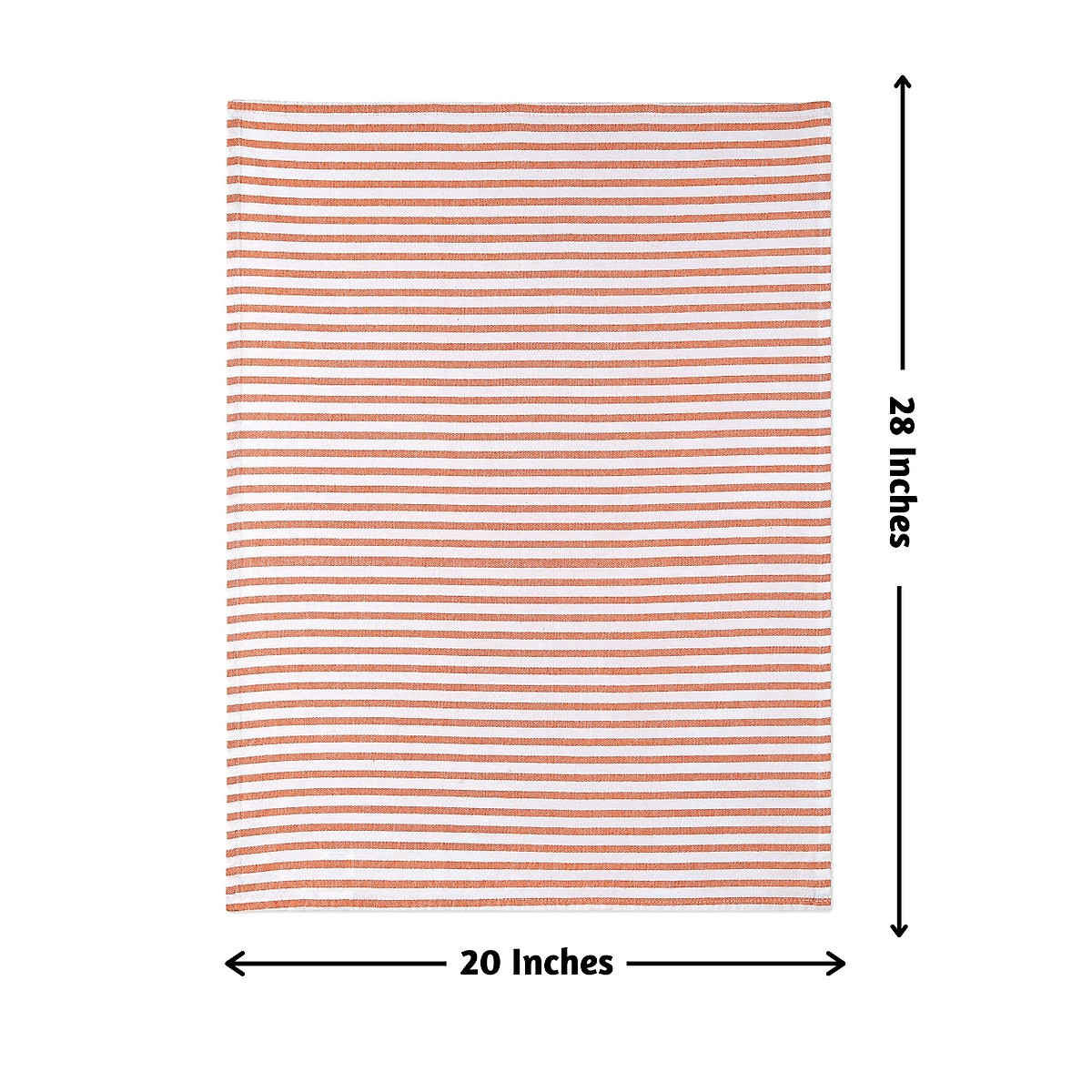 Folkulture Kitchen Towels with Hanging Loop, 100% Cotton Dish Towels or Tea Towels for Décor, Hand Towels or Kitchen Towels, 20 x 28 inches, Set of 3 (Autumn Sunset)