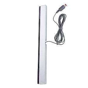 Wired Infrared Ray Sensor Bar, Sensor Bar for Wii System Wired Receiver & Standcfor Nintendo WII Console