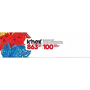 K’NEX Imagine: 100 Model Building Set – 863 Pieces, STEM Learning Creative Construction Model for Ages 7-10, Interlocking Engineering Toy for Boys & Girls, Adults - Amazon Exclusive