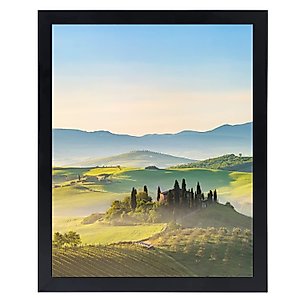HUKONHEP 10x14 Black Picture Frames, Picture Frame for 30x40cm/12x16in Diamond Painting, Photos Frame with Plexiglass, Horizontal and Vertical for Wall Mounting