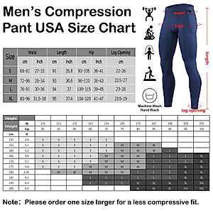 OEBLD Compression Pants Men UV Blocking Running Tights 1 or 2 Pack Gym Yoga Leggings for Athletic Workout
