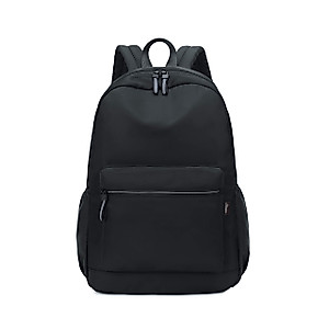 Acmebon Stylish Backpacks for Boys and Girls Casual Daypack for Women Black