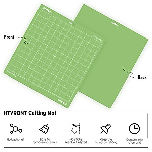 HTVRONT Standard Grip Cutting Mat for Cricut, 6 Pack Cutting Mat 12x12 for Cricut Explore Air 2/Air/One/Maker， Standard Adhesive Sticky Quilting Cutting Mats Replacement Accessories for Cricut