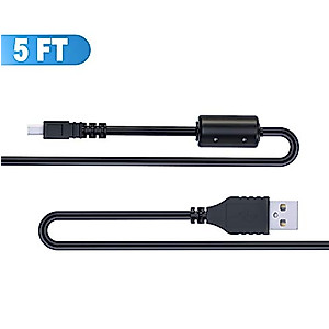 Replacement UC-E6 Cable, 6-Feet UC-E6 E16 E17 E23 Camera Charging Cable Copmuter USB Data Charger Cord Compatible for Nikon DSLR D3200 D3300 D750 D5000 D5300 Coolpix B500 P100 P500 S3300 S6300 S3700