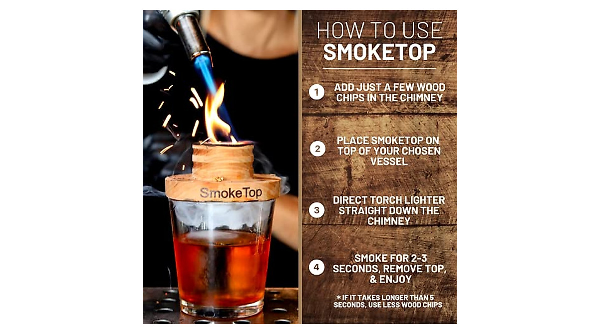 SmokeTop Cocktail Smoker Kit - Elevate Your Drinks