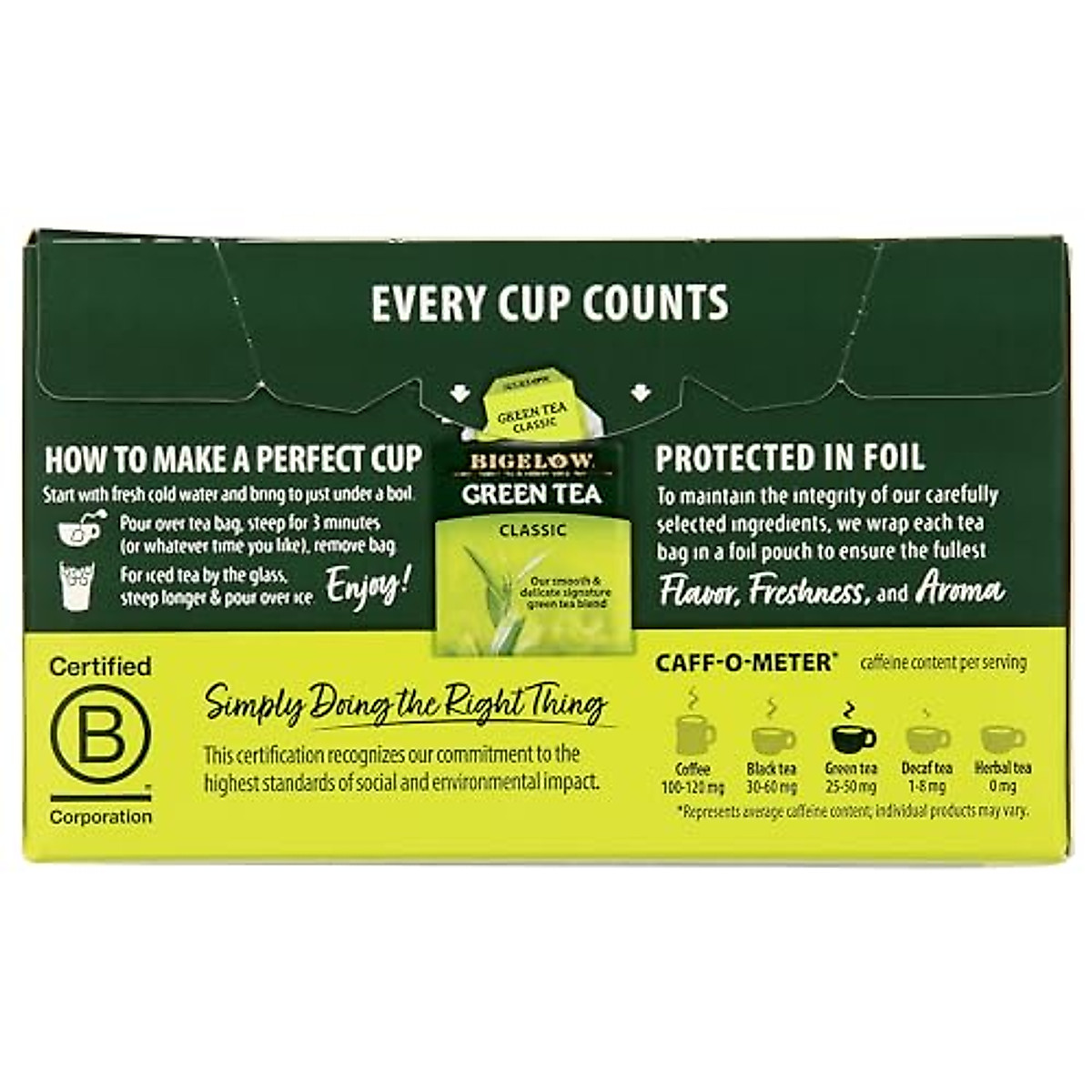 Bigelow Tea Green Tea, 20 ct