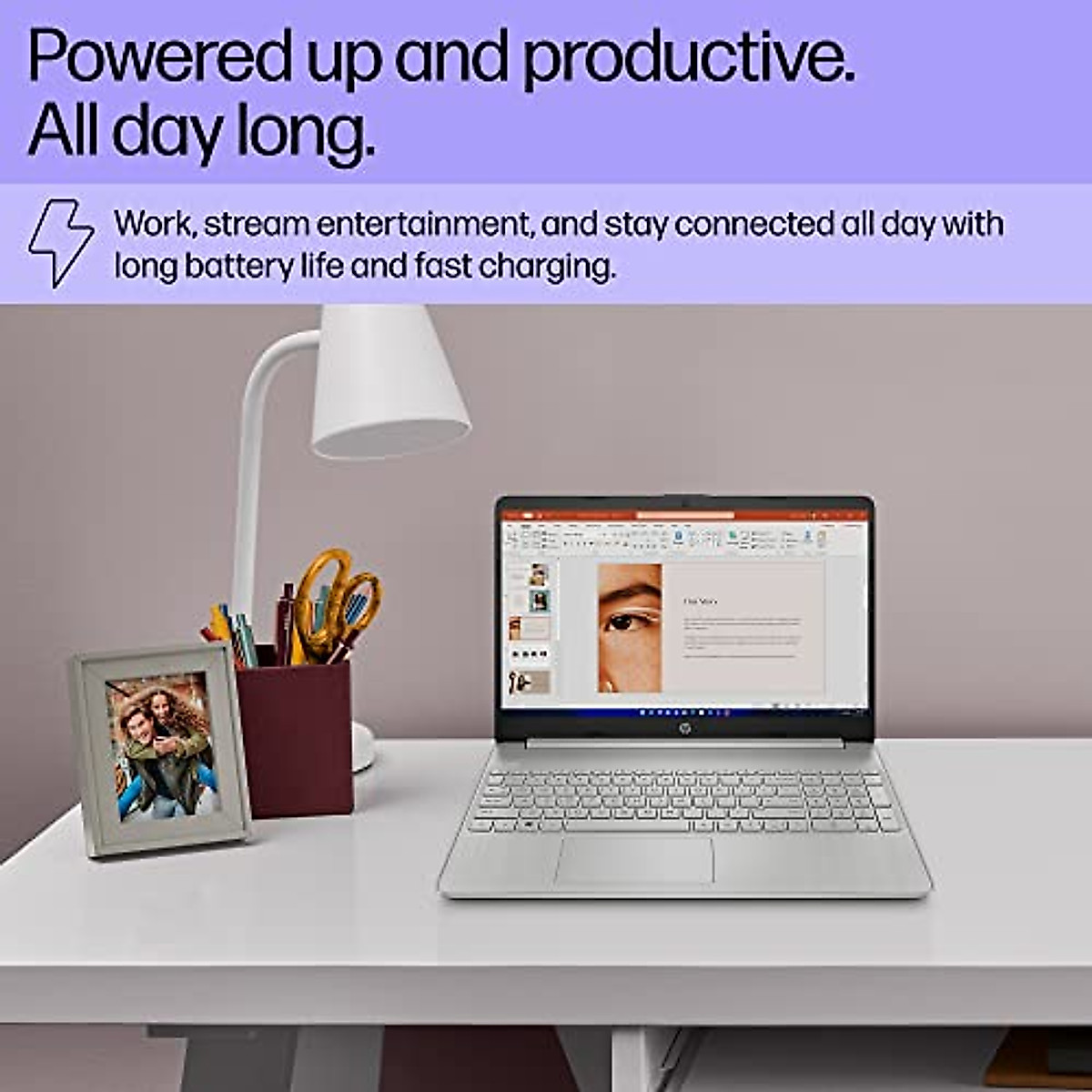 HP 15.6 inch Laptop, FHD Display, 12th Gen Intel Core i5, 16 GB RAM, 512 GB SSD, Intel Iris Xe Graphics, Windows 11 Home, 15-dy5399nr (2023),Silver