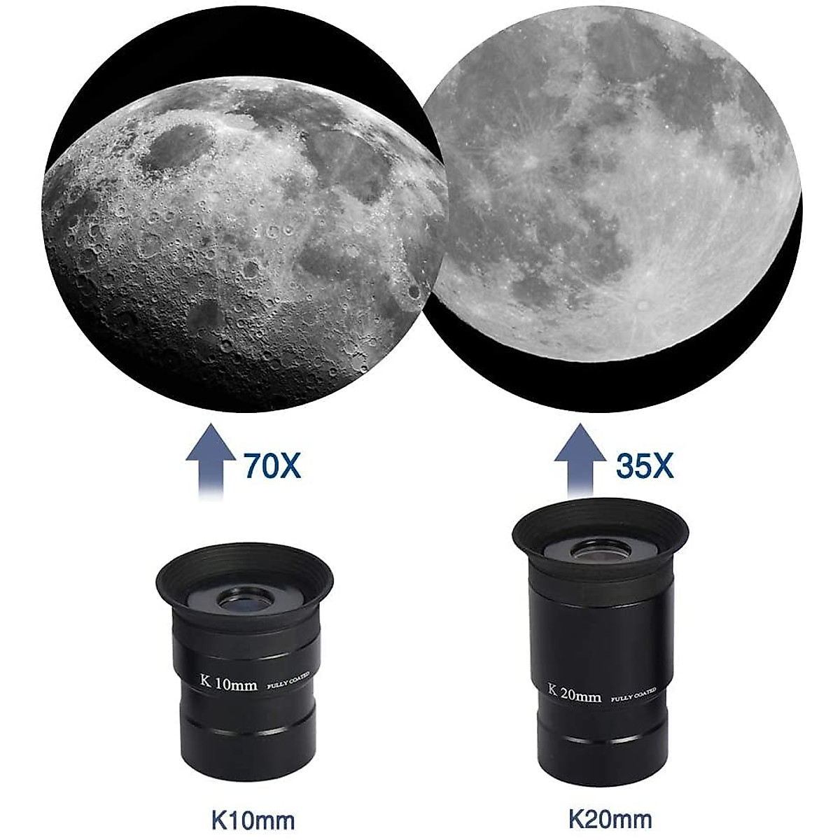 SOLOMARK Telescope, 80EQ Refractor Professional Telescope -700mm Focal Length Telescopes for Adults Astronomy, with 1.5X Barlow Lens Adapter for Photography and 13 Percent Transmission Moon Filter