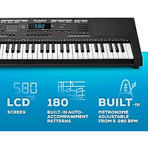 ALESIS HARMONY61MKII ALESIS 61 Key Keyboard with 300 Sounds