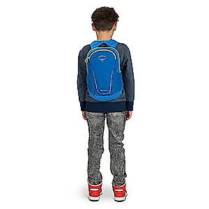 Osprey Daylite Jr. Kids' Everyday Backpack, Alpin Blue/Blue Flame, One Size