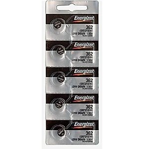 100 WATCH BATTERIES 362/362 SR721SW ENERGIZER Tools