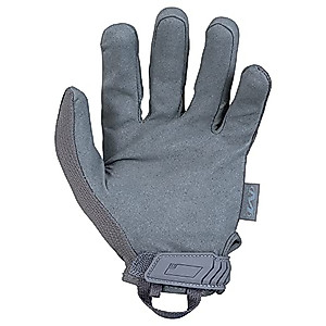 Mechanix Wear: The Original Tactical Work Gloves with Secure Fit, Flexible Grip for Multi-Purpose Use, Durable Touchscreen Safety Gloves for Men (Grey, Medium)