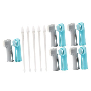 BESPORTBLE 15 Pcs 5 Set Pet Toothbrush Kit Dog Brush Pet Care Supplies Puppy Accessories for Small Dogs Toothbrush Accessories for Pet Cleaning Kit Toothbrushes Toothbrush for Dog