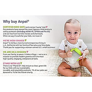 Anpei Sippy Cup Soft Spout Transitional Nipple Kit Bundle Compatible with Comotomo Baby Bottles, 5 oz and 8 oz | Value Bundle 2 Kits + Brushes (Pink)