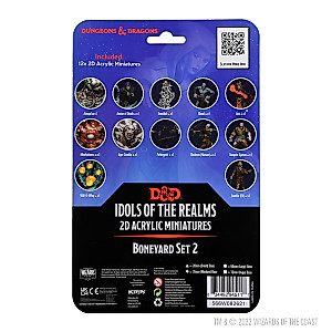 WizKids D&D Idols of The Realms: Boneyard - 2D Set 2