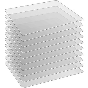 10 Pieces Flexible Plastic Cutting Board Multi-Purpose Placemats Cutting Mats Vegetable Fruit Chopping Board, 15 x 12 Inch