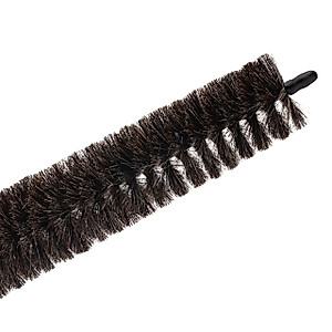 Redecker Dark Goat Hair Radiator Brush with Oiled Beechwood Handle, 39-1/2-Inches Long