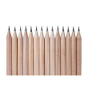 Pre-sharpened Raw Natural Wood Pencils 72 PCs in Box : TiT