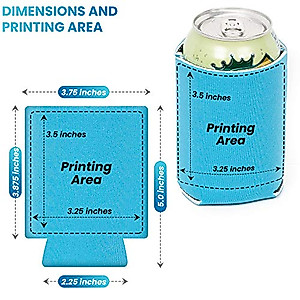 QualityPerfection Beer Can Cooler Sleeve, Neoprene Collapsible Coolie Economy Bulk Insulation with Stitches Perfect 4 Events,Custom DIY Projects - 12 Pack - Pattern (Firefighter)