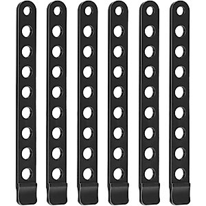 6 Pieces Bike Rack Rubber Strap Bike Rack Cradle Replacement Strap Cycling Rubber Wheel Strap for Bike Rack (Black)