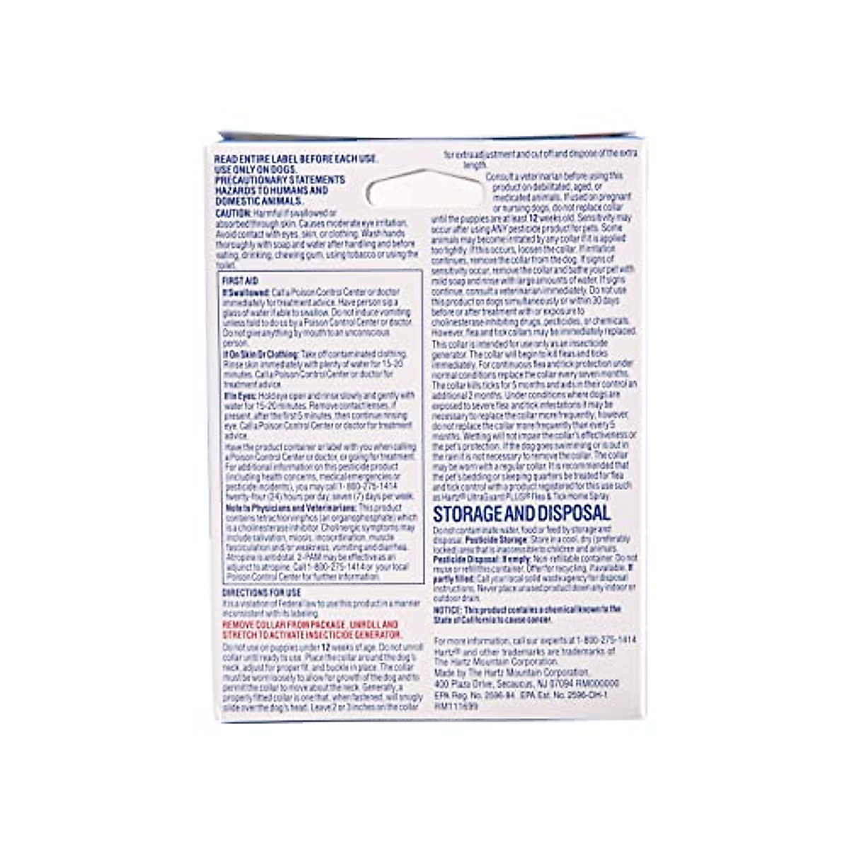 Hartz UltraGuard Flea & Tick Collar for Dogs and Puppies, 7 Month Flea and Tick Protection and Prevention Per Collar, White, Up to 20 Inch Neck