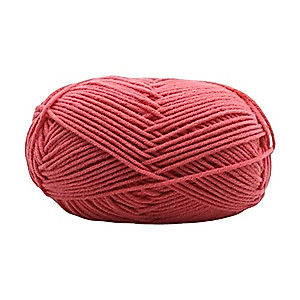 2 Set Knitting Wool Yarn Professional Ultra Soft Needlework DIY 4Ply Milk Cotton Crochet Knitted Yarn for Home Crochet Knitted Yarn