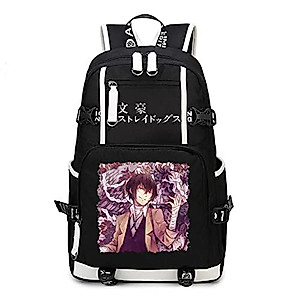 GO2COSY Anime Bungo Stray Dogs Backpack Student Bag Daypack Shoulder Bag Book Bagpack School Bag N12