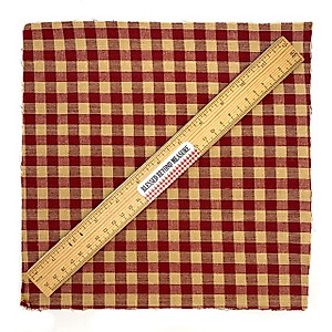 Vintage Christmas Homespun 100% Cotton Fabric 44 pc Precut 10 inch Cake Layers by JCS