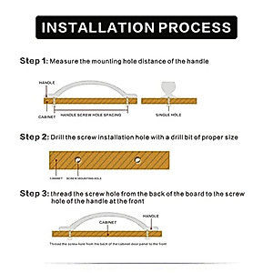 HUHUIAOH Leather Handle Brass Handle Wine Box Wardrobe Luggage, Shoe Cabinet Furniture Handle Hardware Accessories - 2 Pack (Black, 160mm(6-1/4in))