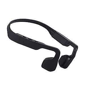 QT S Bone Conduction Headphones Bluetooth with Mic Titanium Lightweight Open-Ear Wireless Stereo Music IP65 Water & Sweat Resistant Answer Phone Call for Running Hiking Driving Bicycling Earphone