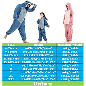 III HHONS Animal Onesie Women Men Cartoon Costume Pajamas Cosplay Unisex Onesies for Halloween