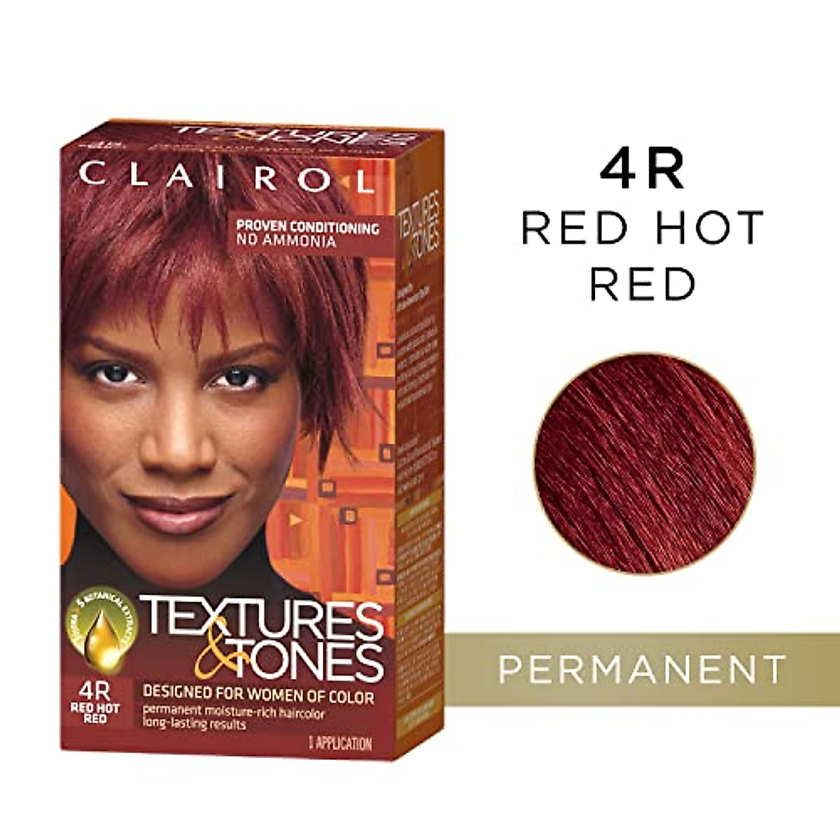 Clairol Professional Textures & Tones Hair Color 4r Hot Red