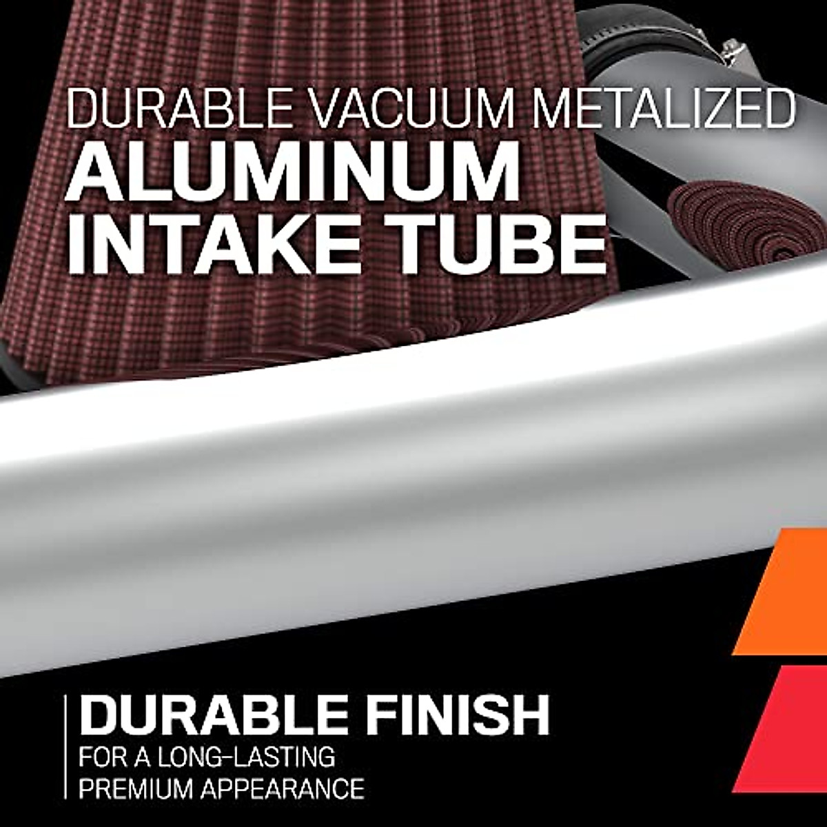 K&N Cold Air Intake Kit: Increase Acceleration & Engine Growl, Guaranteed to Increase Horsepower up to 21HP: Compatible with 3.6L, V6, 2016-2019 Chevy Camaro, 69-4535TP