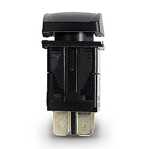 CH4X4 Marine Rocker Switch Interior Lights Symbol 2 - Horizontal - Blue Led