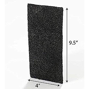 Nispira Total Air True HEPA Air Filter Replacement Carbon Compatible with Holmes AER1 Total Air Purifier HAPF30AT - 1.37” x 10” x 4.62” (2 HEPA Filters + 4 Carbon Filters)