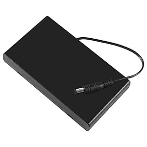 Aobao 5pcs 8x1.5V 12V AA Battery Holder Case Box with DC 5.5x2.1mm Male Connector Wired ON/Off Switch with Cover