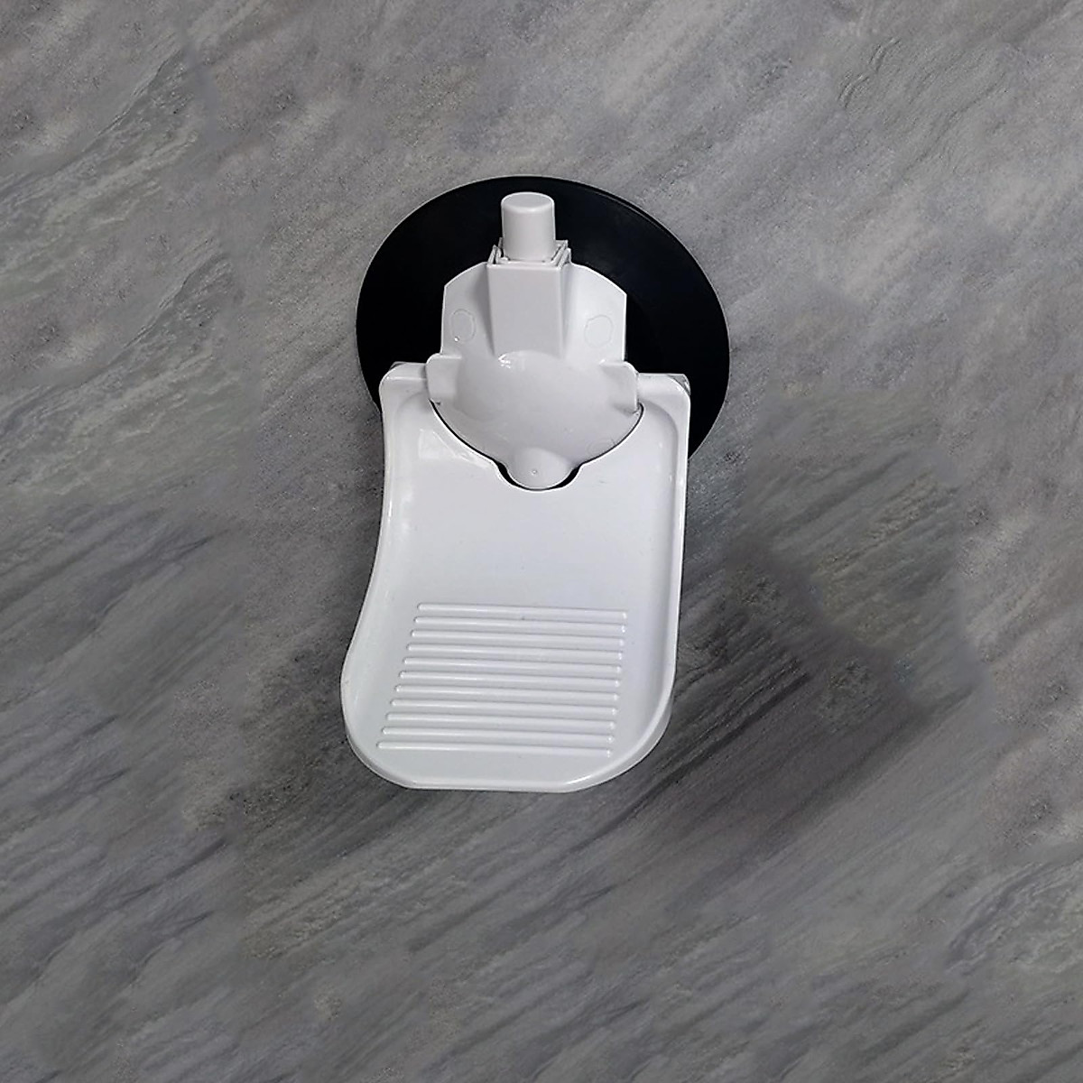 Shower Step for Shaving Legs, Non - Slip Suction Cup Foot Rest Shower Shaving Leg Assist, Foot Stand for Shower, Easy Installation and Removal Very Suitable for Traveling(White)