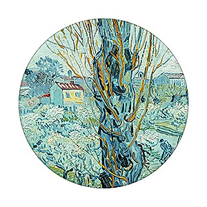 Van Gogh Flowering Orchards Modern Art Painting Phone Cover PopSockets PopGrip: Swappable Grip for Phones & Tablets