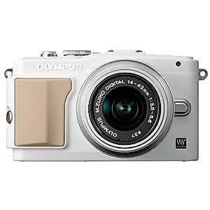 Olympus E-PL5 Mirrorless Digital Camera with 14-42mm Lens (White)
