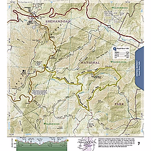 Shenandoah National Park Day Hikes Map (National Geographic Topographic Map Guide, 1703)