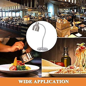Food Warmer Lamp, 250w Catering Heat Lamp, Food Heat Lamps, 360° Free-Rotating, Independent Switch, Heat Dissipation Hole, for Restaurant Kitchen Food Service Buffet Home
