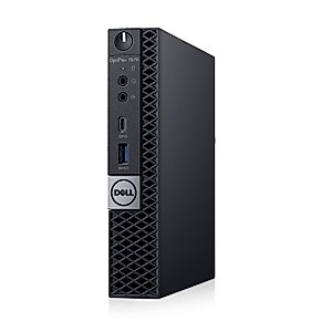 Dell OptiPlex 7070 Micro Desktop - Intel Core i7 8th Gen - i7-8700 - Six Core 4.6Ghz - 256GB SSD - 16GB RAM - Windows 10 Pro (Renewed)