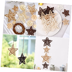 NOLITOY 9 Pcs Coffee Table Dining Table Rattan